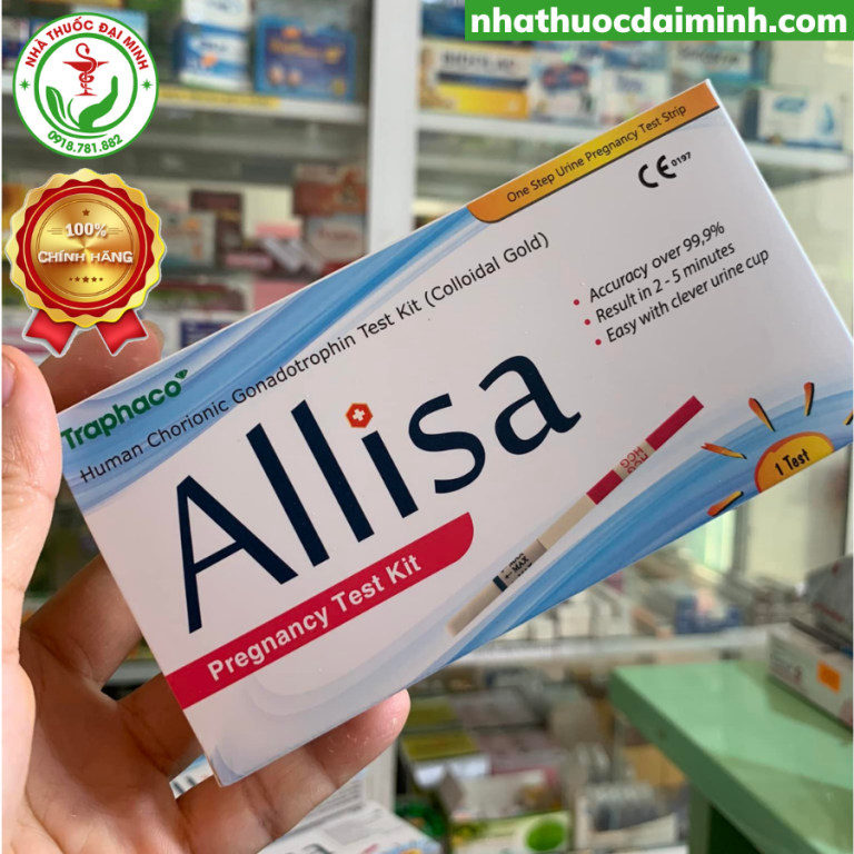 Que Thử Thai Allisa Pregnancy Test Kit Traphaco - Nhà thuốc Đại Minh