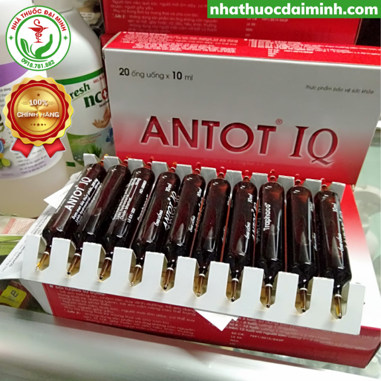 Antot IQ Traphaco Hộp 20 Ống - Siro Bồi Bổ Trí Não Cho Trẻ - Nhà thuốc ...