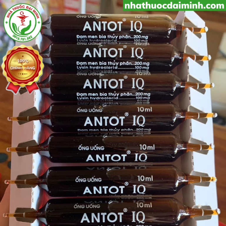 Antot IQ Traphaco Hộp 20 Ống - Siro Bồi Bổ Trí Não Cho Trẻ - Nhà thuốc ...